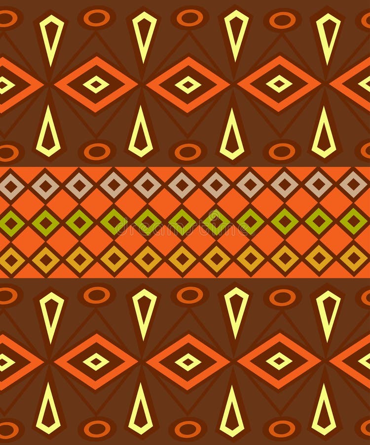 Ethnic Abstract Bright Pattern Background. Stock Vector - Illustration ...