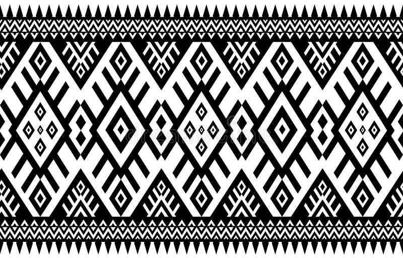 Ethnic Abstract Seamless Pattern Tradition Background. Stock Vector ...