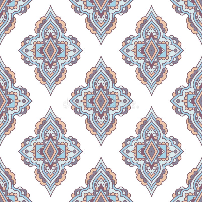 Ethnic Arabic Pattern, Outline and Hand Drawn Style Stock Vector ...