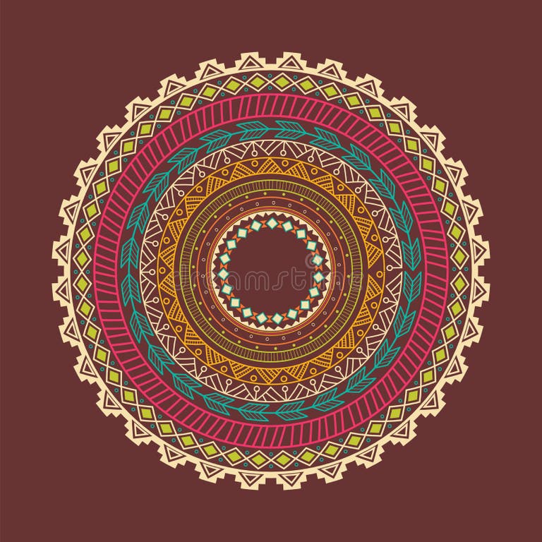 Circle Aztec Stock Illustrations – 89,325 Circle Aztec Stock ...