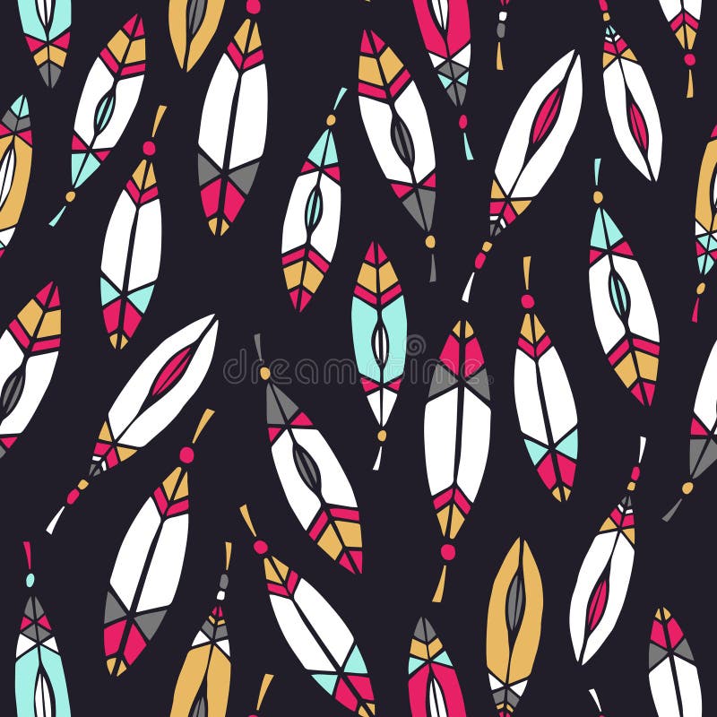 Ethnic aztec pattern. stock vector. Illustration of mexican - 62962793