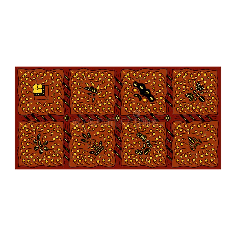 Ethnic Batik Sidomukti Design Pattern from Indonesia Stock Illustration ... Ethnic Batik Sidomukti Design Pattern from Indonesia Stock Illustration ...