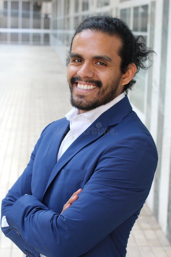 Ethnic Business Confident Man Posing with Folded Arms Stock Photo ... Ethnic Business Confident Man Posing with Folded Arms Stock Photo ...
