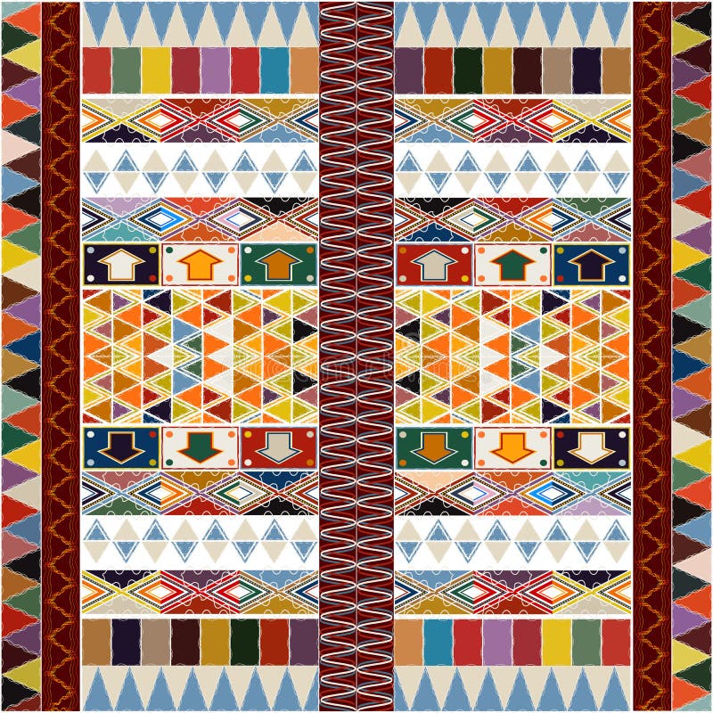 Carpet Design Edited in Bmp Format Stock Illustration - Illustration of ...