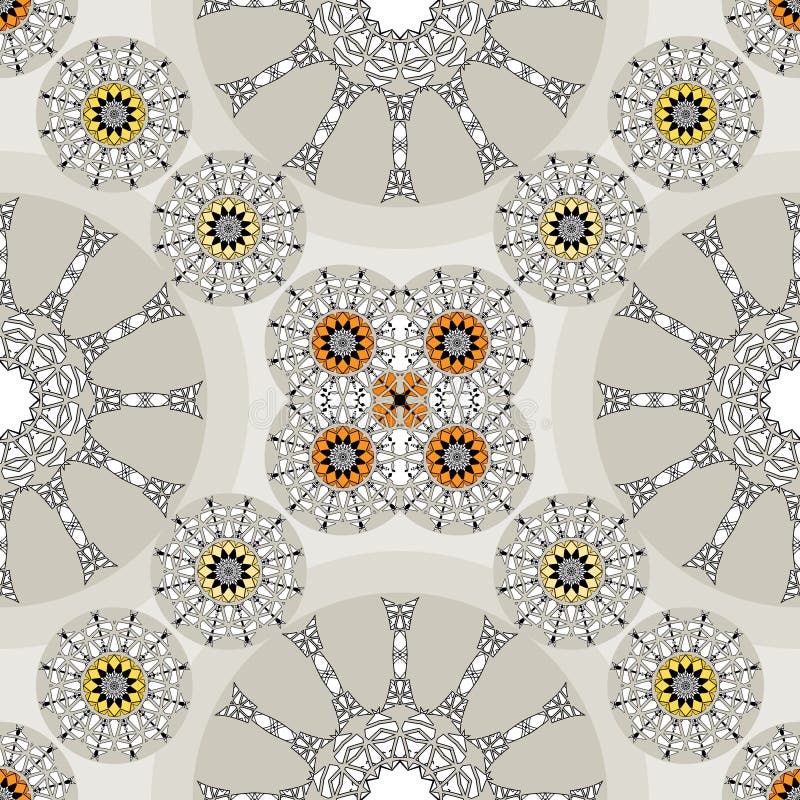 Ethnic Chic Orange stock vector. Illustration of culture - 32800303