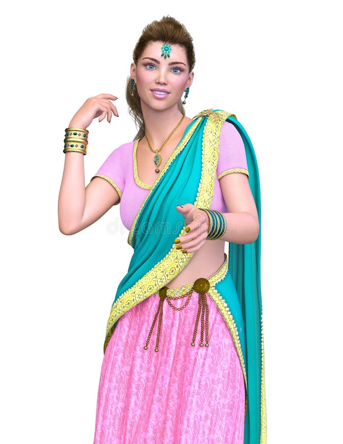 Ethnic costumes woman stock image. Image of pose, ethnic - 104369871