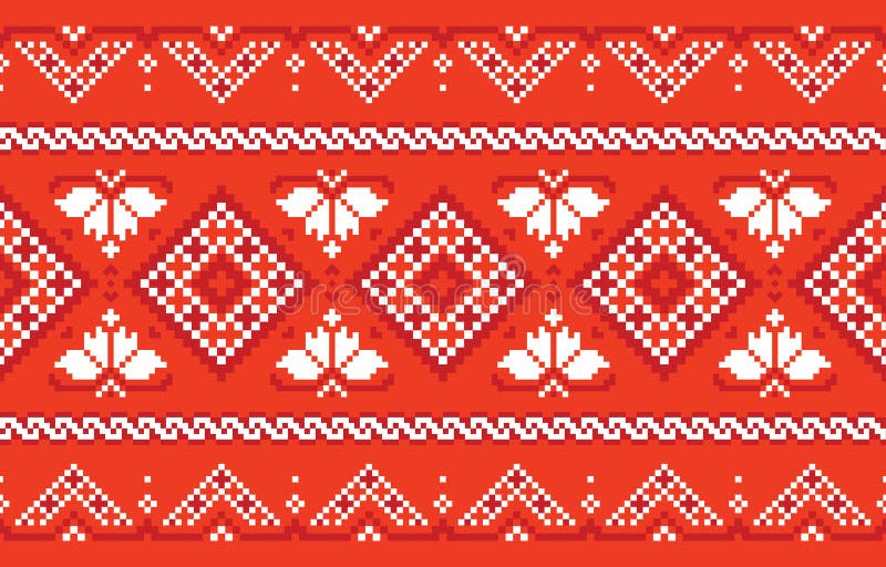 Ethnic Fabric Pattern with a Simple but Beautiful Pattern. Abstract ...