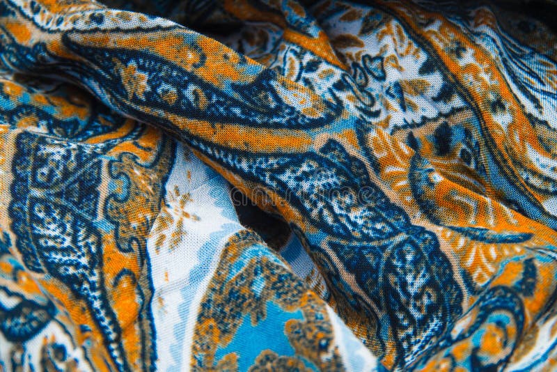 Ethnic fabric texture stock image. Image of cotton, indian - 70627977