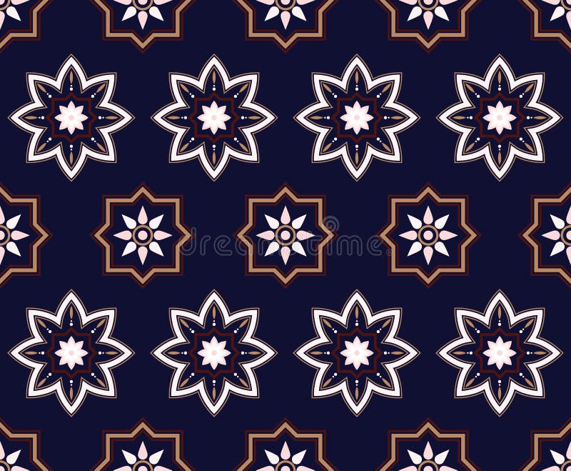 Ethnic Fabric Texture Pattern Abstract Geometric Vector Aztec Oriental ...