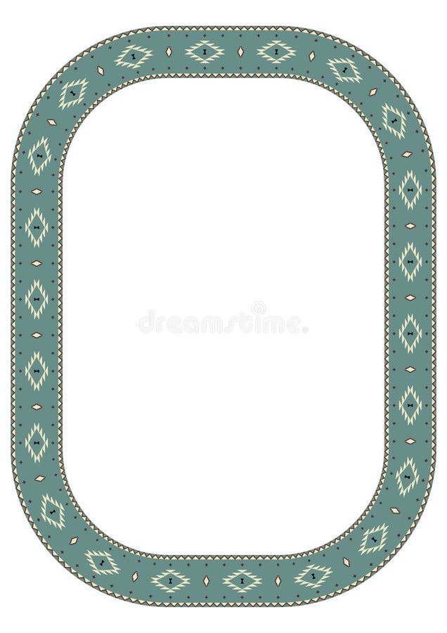 Tribal Rectangular Frame Stock Illustrations – 169 Tribal Rectangular ...