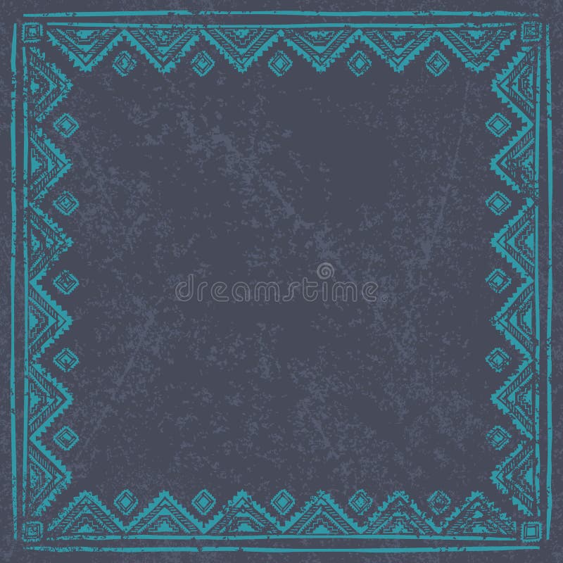 Ethnic Frame for Your Text. Stock Vector - Illustration of native ...