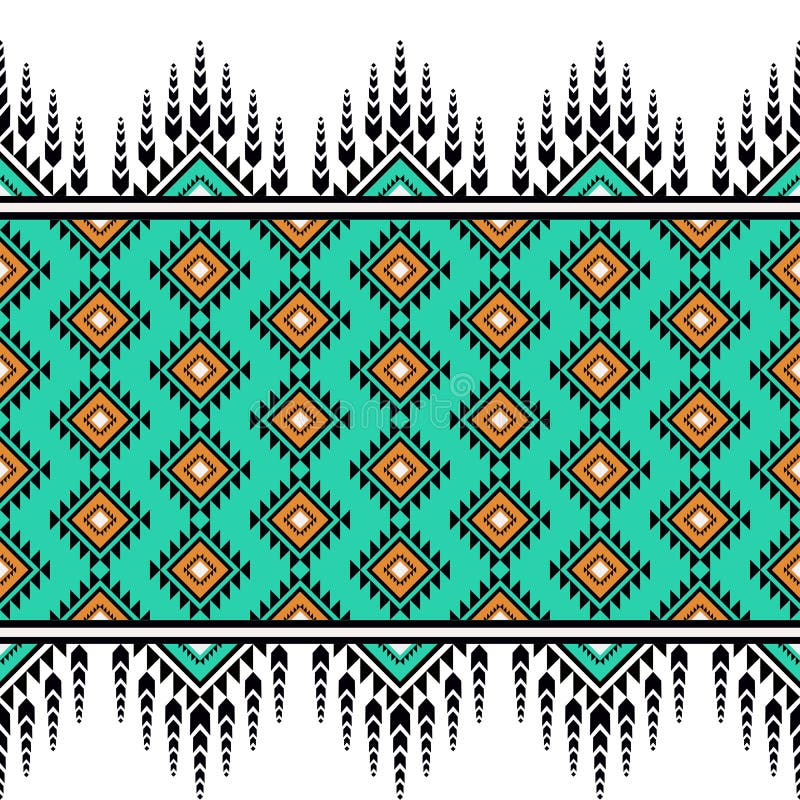 Ethnic Geometric Morocco Pattern Design. Stock Illustration ...