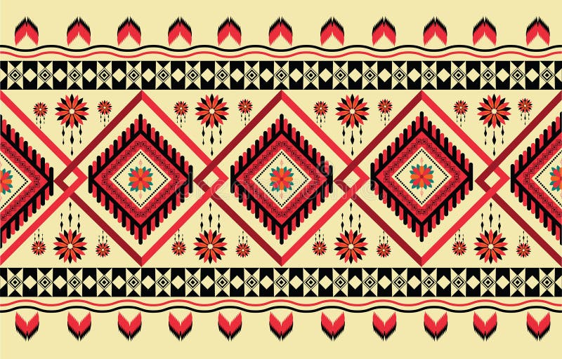 American Fabric Pattern Design.-07 Stock Illustration - Illustration of ...