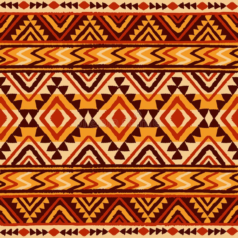 Ethnic Geometric Pattern. stock vector. Illustration of contrast - 62412668