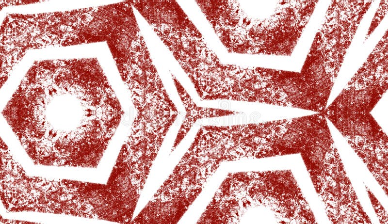 Ethnic Hand Painted Pattern. Maroon Stock Image - Image of ornament ...