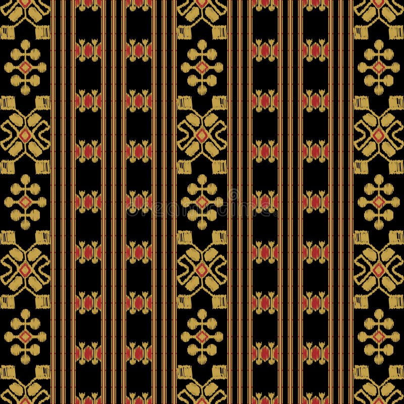 Ethnic Indonesian Traditional Textile Pattern Stock Vector ...