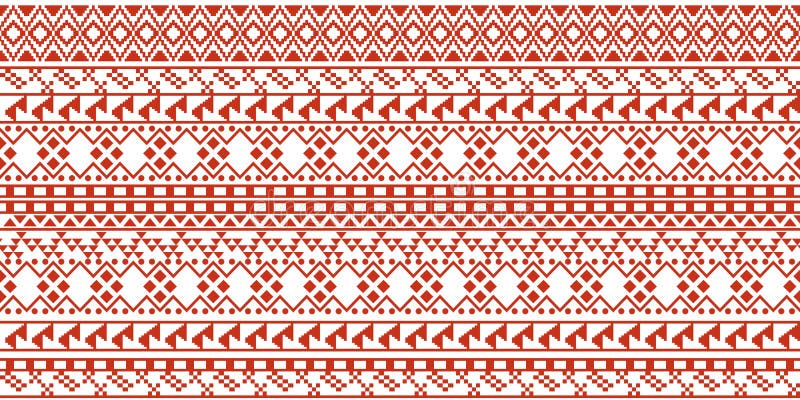 Ethnic Inspired, Simple and Geometric Pattern for Print and Seamless ...