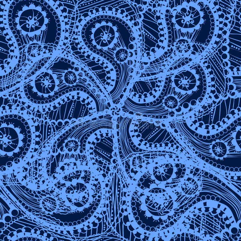 Ethnic Lace Seamless Pattern Stock Vector - Illustration of meditation ...