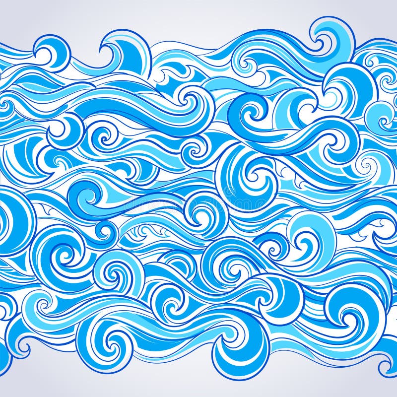 Ethnic Ocean Wave Seamless Pattern Print Could Be Used for Textile ... Ethnic Ocean Wave Seamless Pattern Print Could Be Used for Textile ...