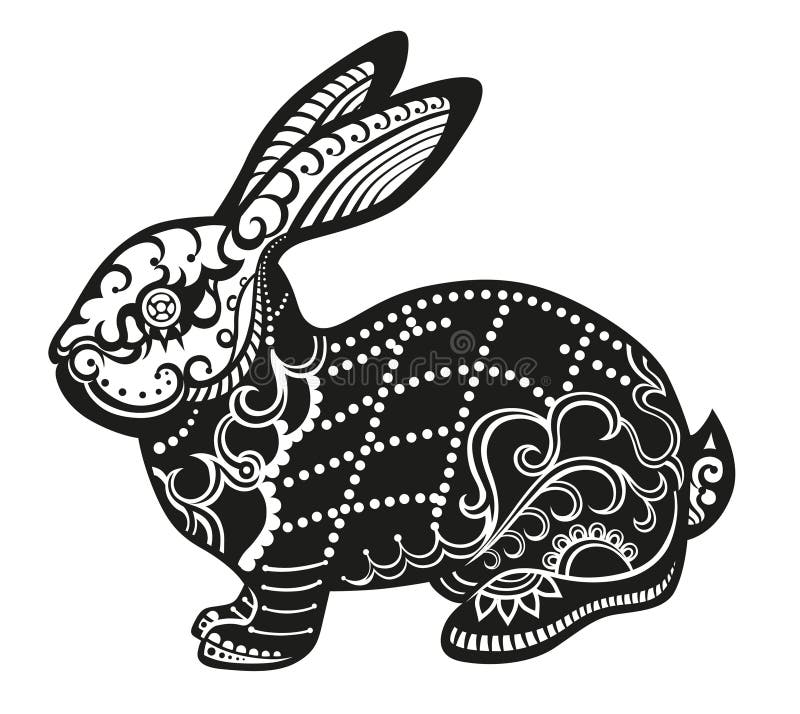 Stylized Rabbit Stock Illustrations – 3,333 Stylized Rabbit Stock ...
