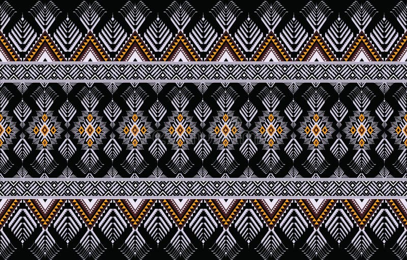 Colorful Geometric Ethnic Pattern. Oriental, Western, Aztec, Tribal ...