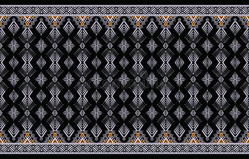 Abstract Ethnic Geometric Seamless Pattern, Vector Illustrator Pattern ...