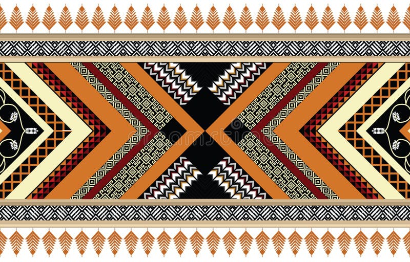 Geometric Ethnic Oriental American Western Pattern Style. Seamless ...