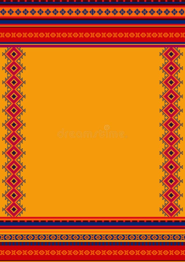 Mexican Menu Background Design