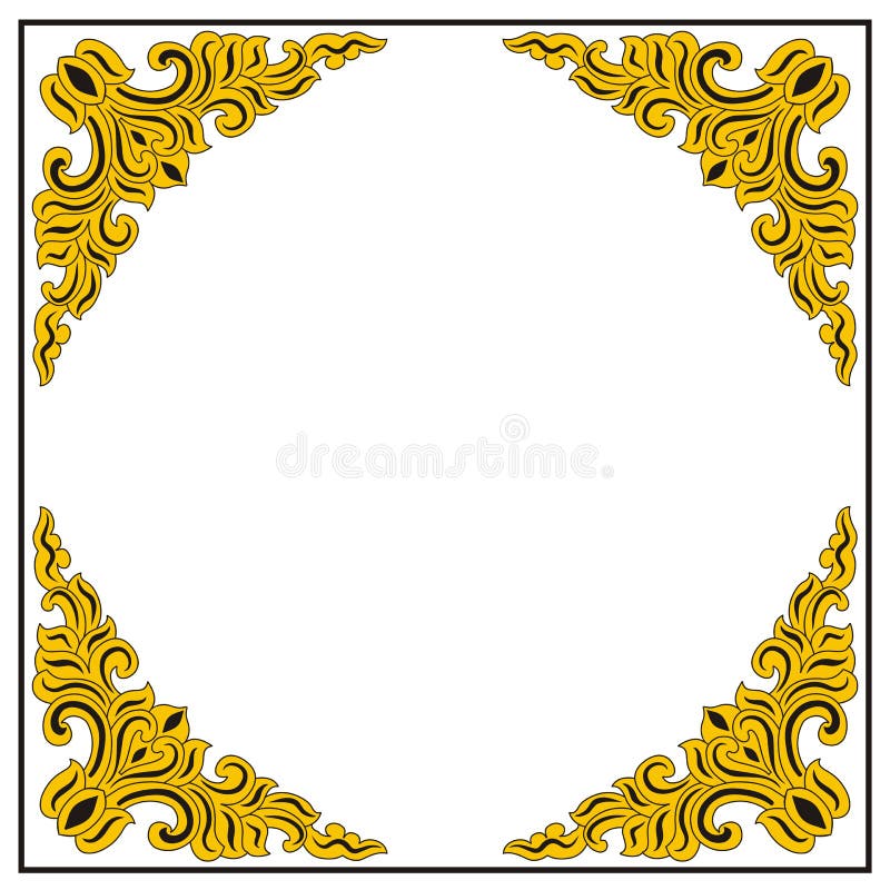 The Ethnic Pattern of Burma (Myanmar) Stock Illustration - Illustration ...