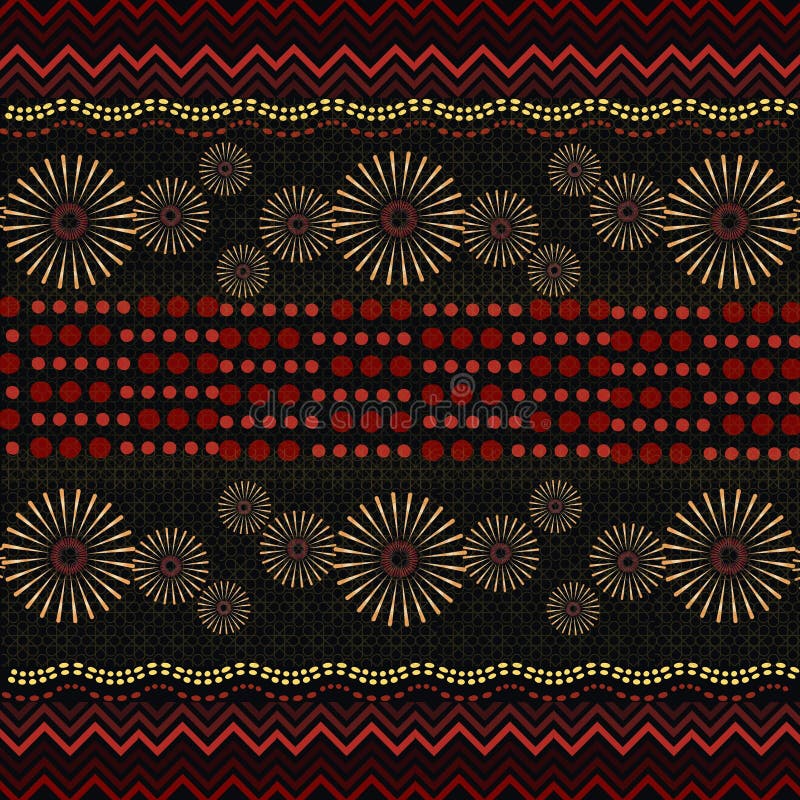 Pattern Fabric and Geometric Patterns Stock Illustration - Illustration ...