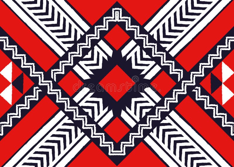 Ethnic Pattern. Geometric Pattern. Stock Vector - Illustration of ...
