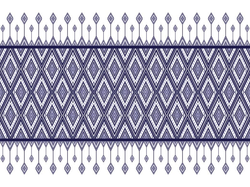 Ethnic Pattern with Stripe Crossing Line. Geometric Ethnic Pattern ...