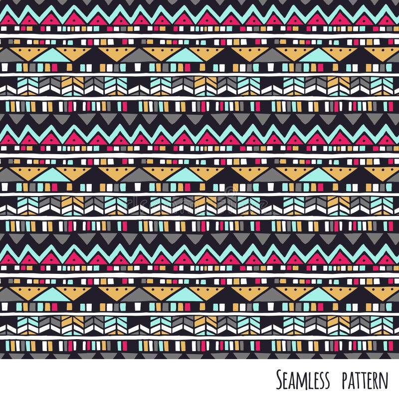 Ethnic pattern stock illustration. Illustration of native - 32228163