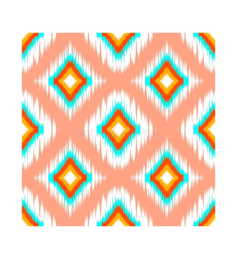 Ethnic Pattern Art Pattern Seamless Geometric Pattern of Ikat Tribe in ...