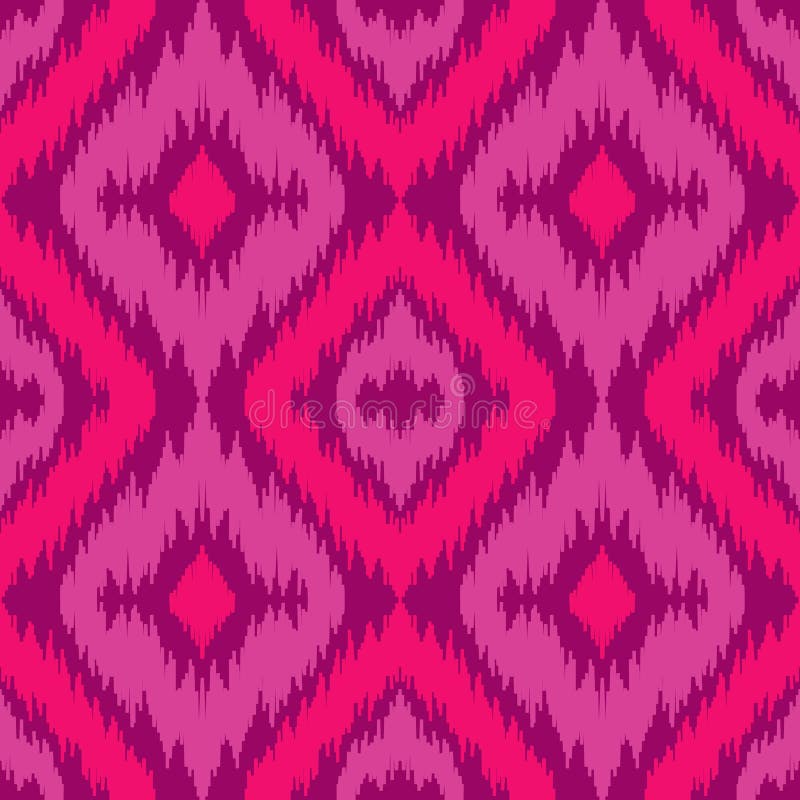 Ethnic Pink Seamless Pattern Stock Vector - Illustration of decorative ...