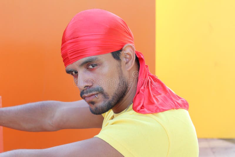 Ethnic Rapper Look at Camera with Swag Stock Image - Image of awesome ...