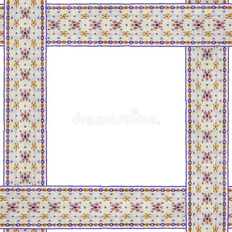 Ethnic frame stock image. Image of single, rustic, style - 9951297