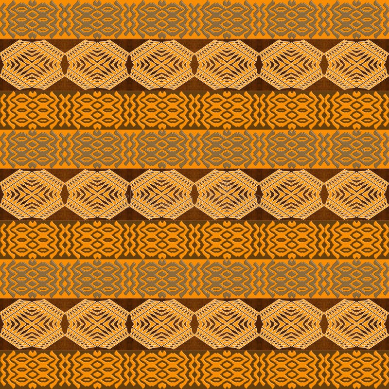 Ethnic Seamless African Pattern Stock Illustration - Illustration of ...