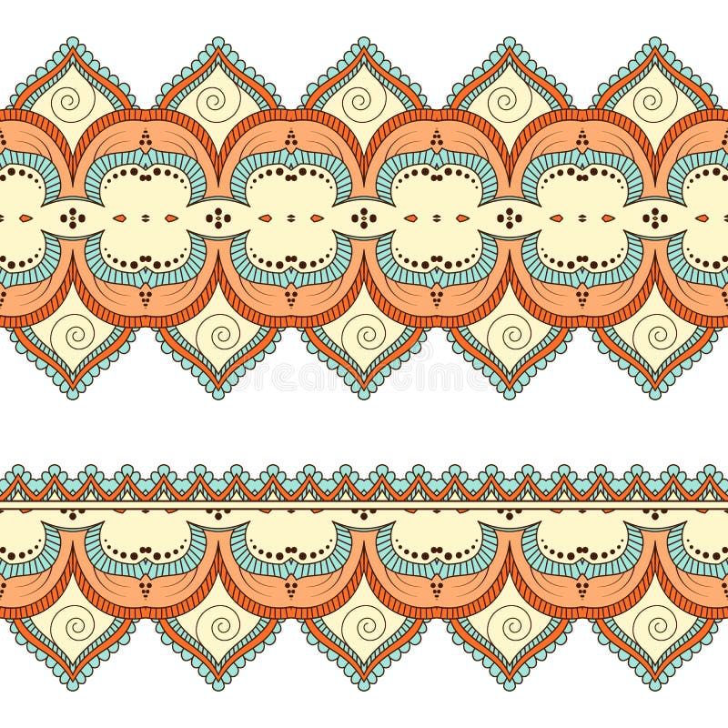 Ethnic seamless border stock vector. Illustration of abstract - 118577212