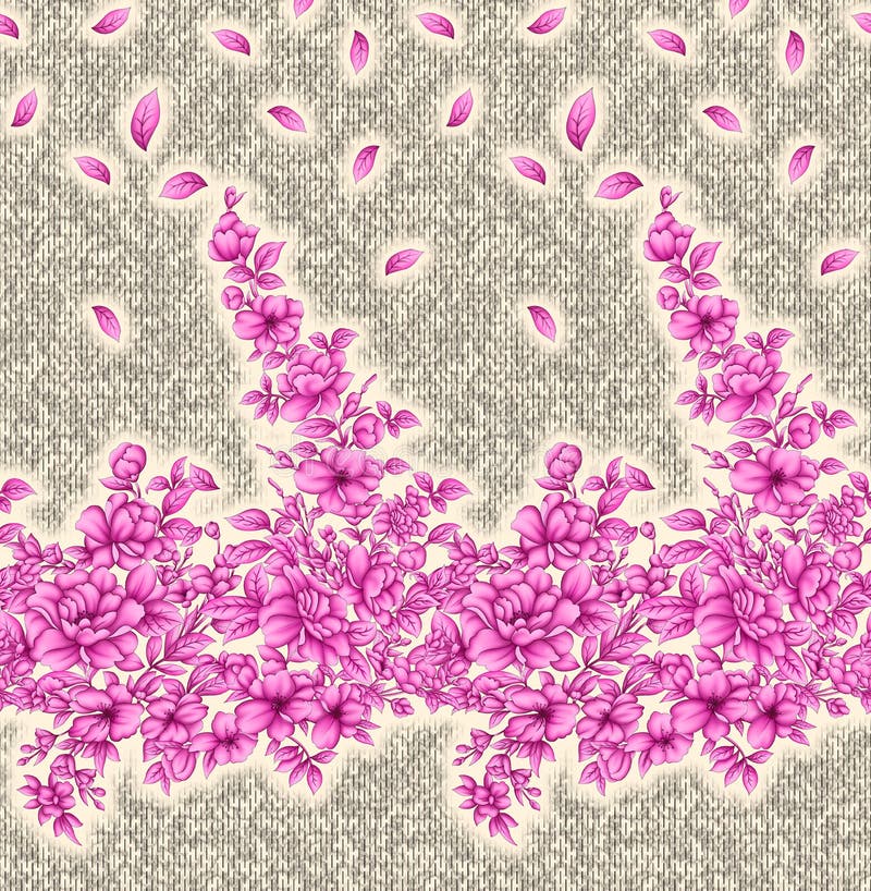 Abstract Colorful Block Print Pattern Stock Illustration - Illustration ...