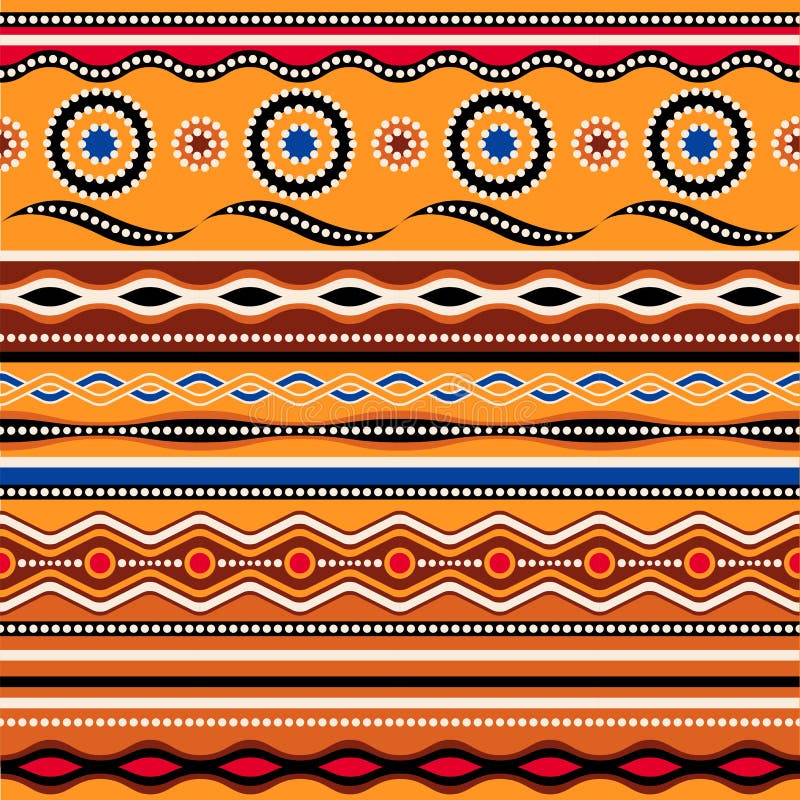 Australian pattern stock vector. Illustration of ornament - 12876741