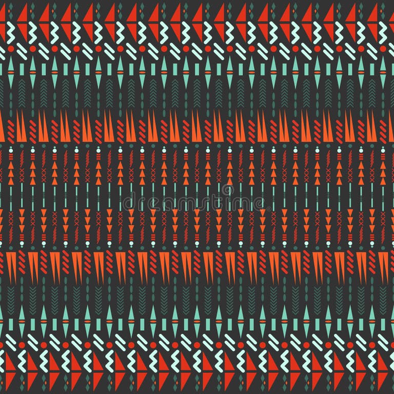 Ethnic Seamless Pattern. Aztec Fabric Design. Stock Vector ...