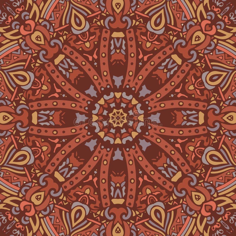 Ethnic Seamless Pattern Ornamental Design Stock Vector - Illustration ...