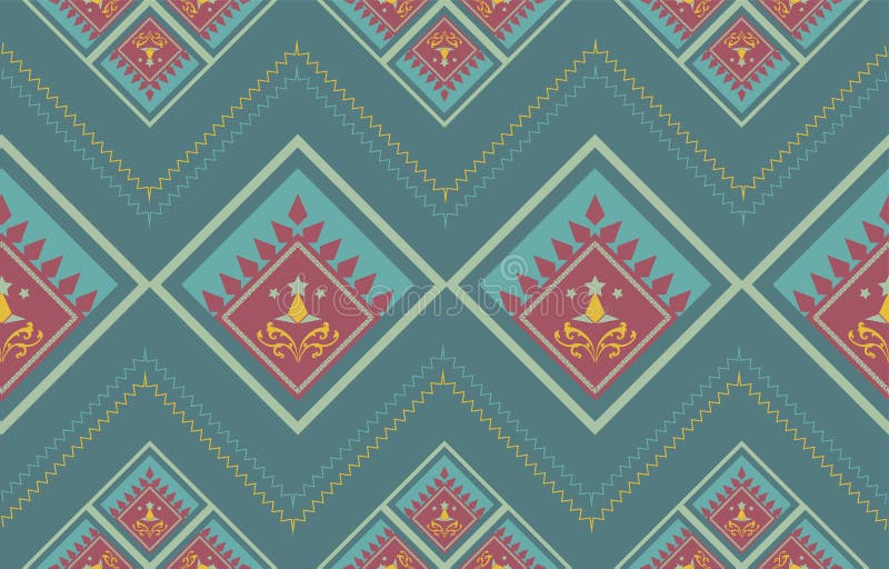Ethnic Seamless Pattern. Traditional Native Style. Design for ...