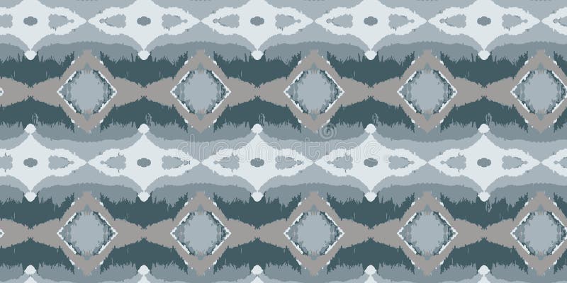 Ethnic Style Carpet Texture. Seamless Textile Ornament. Gray Seamless ...