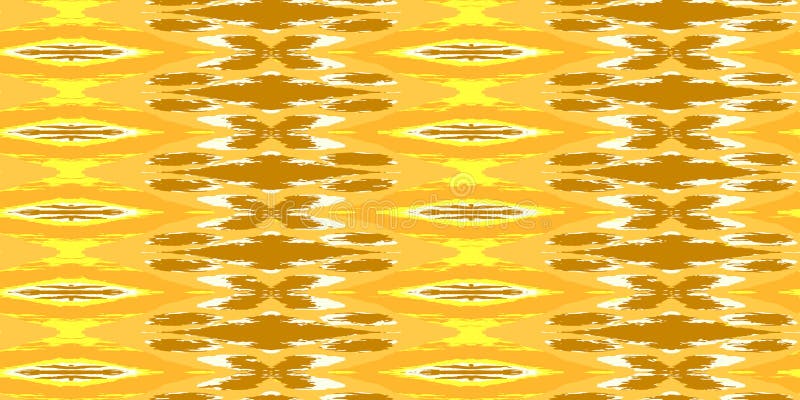 Ethnic Style Carpet Texture. Seamless Textile Ornament. Yellow Seamless ...