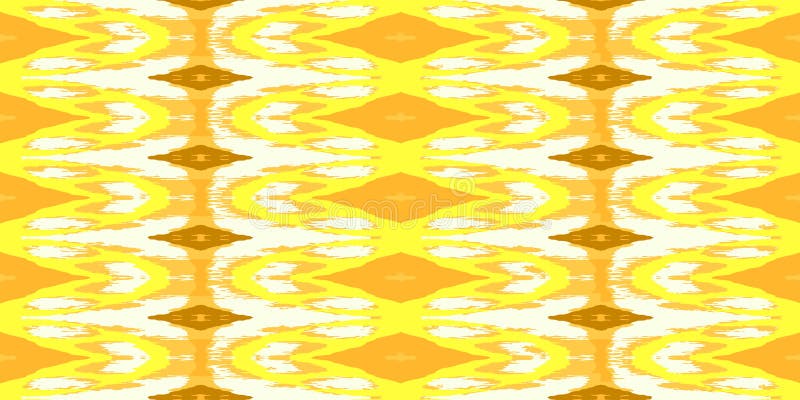 Ethnic Style Carpet Texture. Seamless Textile Ornament. Yellow Seamless ...