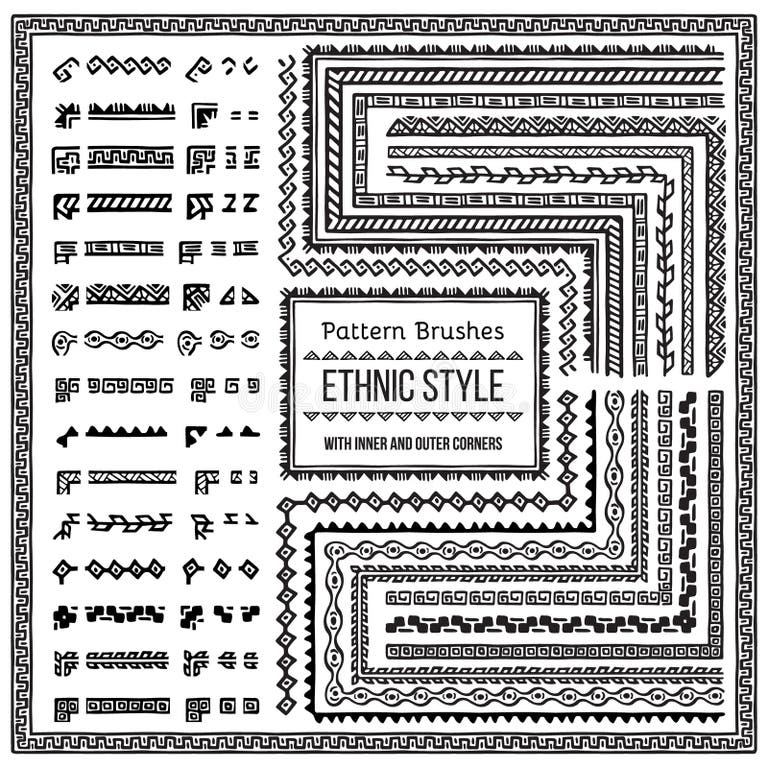 Polynesian Tribal Pattern Borders Stock Illustrations – 175 Polynesian ...