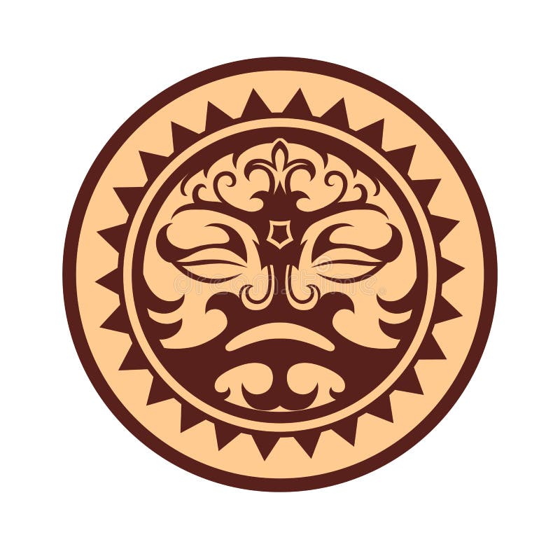 Ethnic style sticker stock illustration. Illustration of drawing - 94557893