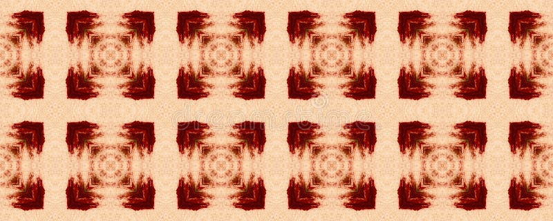 Ethnic Texture. Ceramic Tile Design. Brown Textile Print Repeat. Tie ...